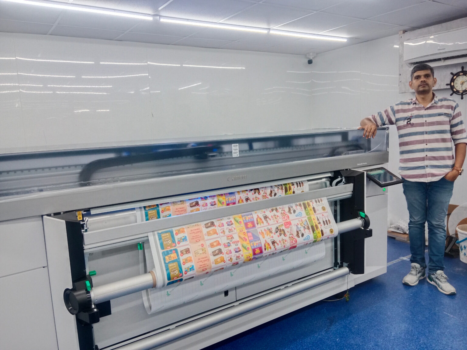 India’s first Canon Colorado installation in the Sign & Display market ...